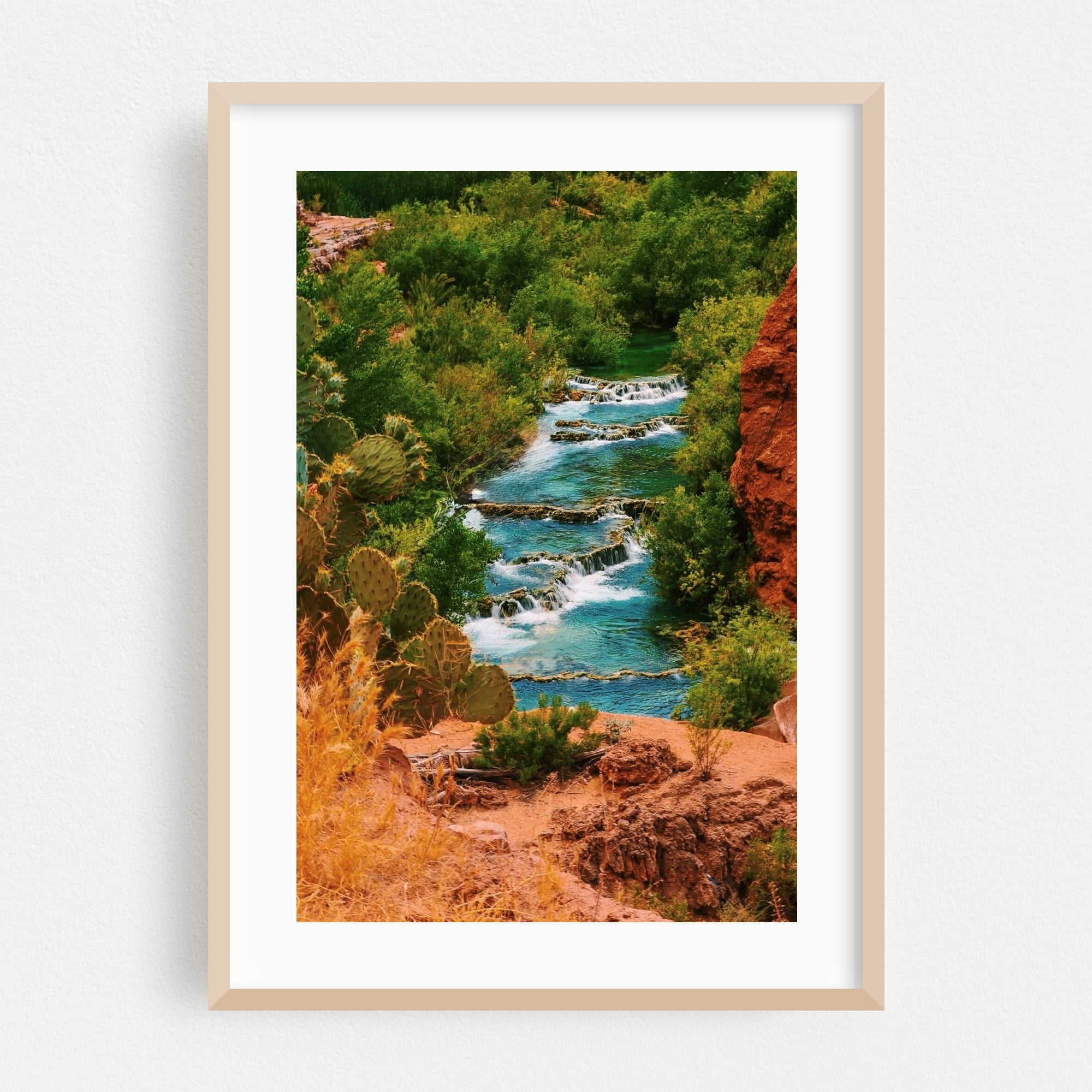 Beaver Falls - Arizona Photography Waterfall Nature Cactus Desert ...