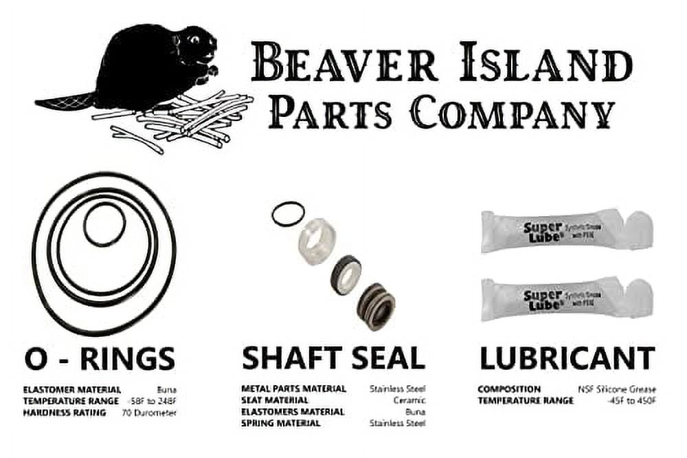 Beaver Island Parts Co. Fits & Sta-Rite Max-E-Pro Pump O-Ring Seal ...