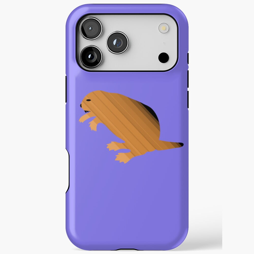 Beaver Legendary Animal Wildlife Illustration Artwork iPhone Case 17 16 ...