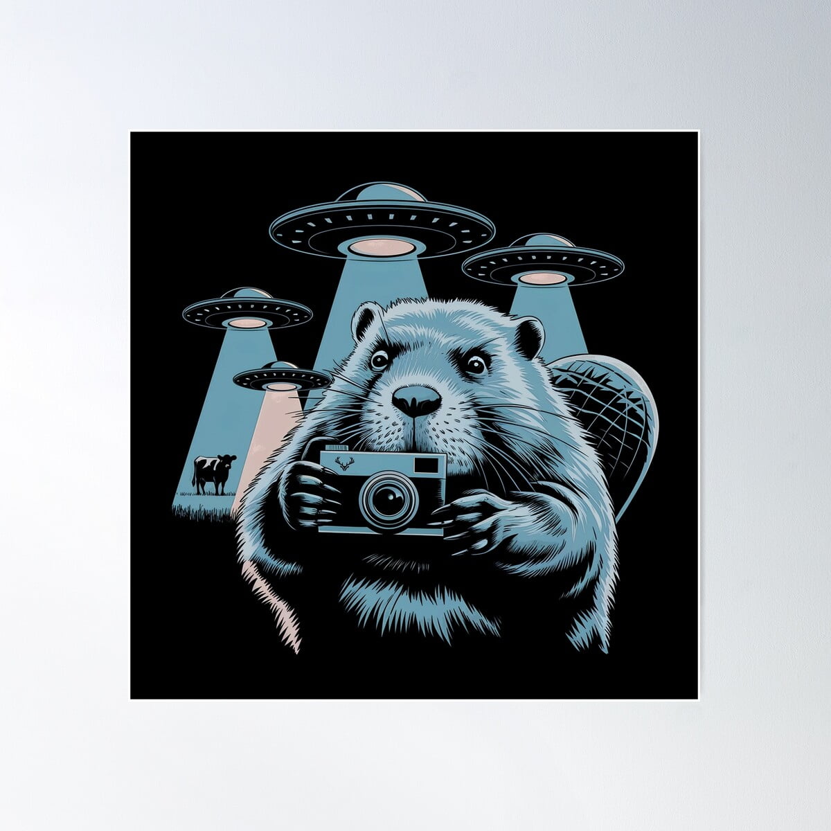 Beaver Photographer & Ufo – Funny Alien Encounter, Wildlife Photography ...