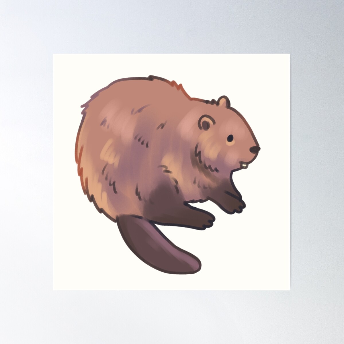 Beaver Poster Wall Art, Modern Wall Decor For Living Room Bedroom ...