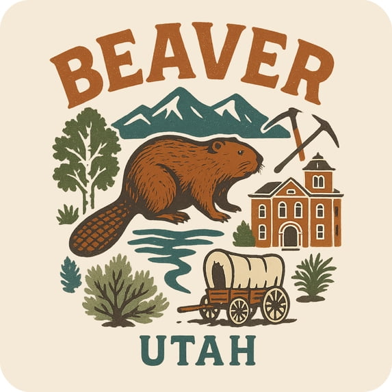 Beaver Utah Keepsakes Souvenir Vinyl Sticker – Destination Travel ...