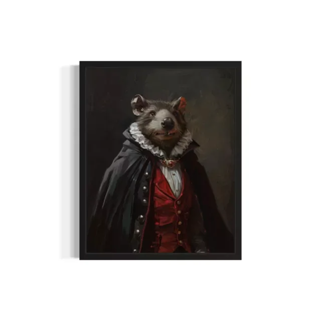 Beaver Vampire Animal Photo Art Print Poster Wall Art Painting NO ...