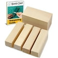 BeaverCraft BW1 - 5 pcs Basswood Carving Blocks, Carving & Whittling ...
