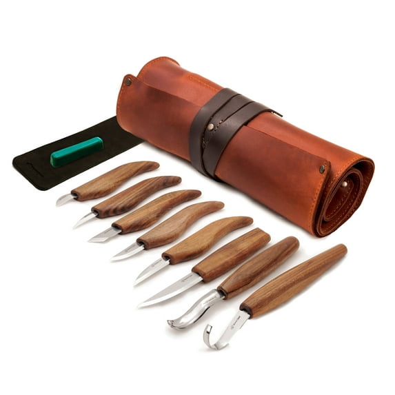 BeaverCraft Deluxe Wood Carving Kit S18X - Wood Carving Knife Set ...