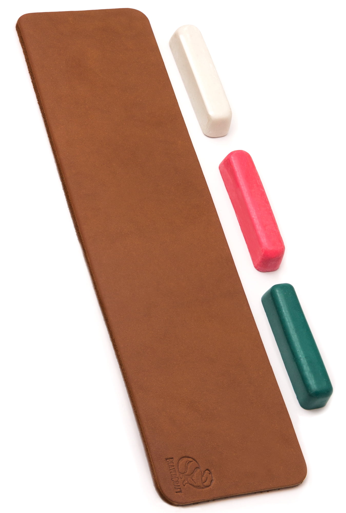 BeaverCraft Leather Knife Strop Kit LS7P03 with Polishing Compound ...