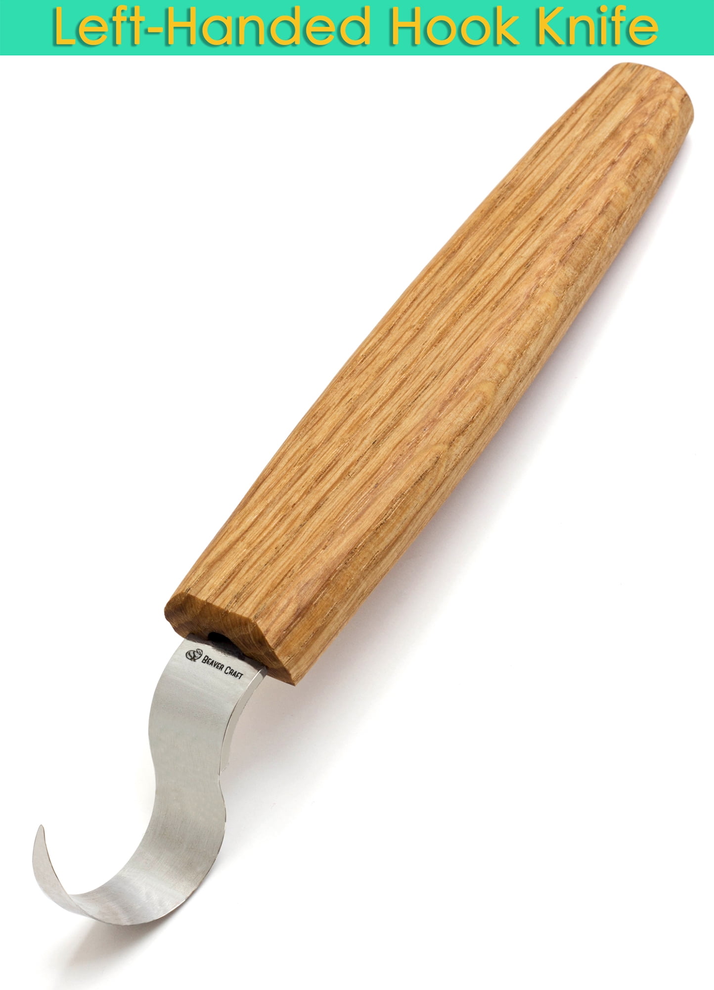 BeaverCraft Wood Carving Hook Knife SK1L for Carving Spoons Kuksa Bowls ...