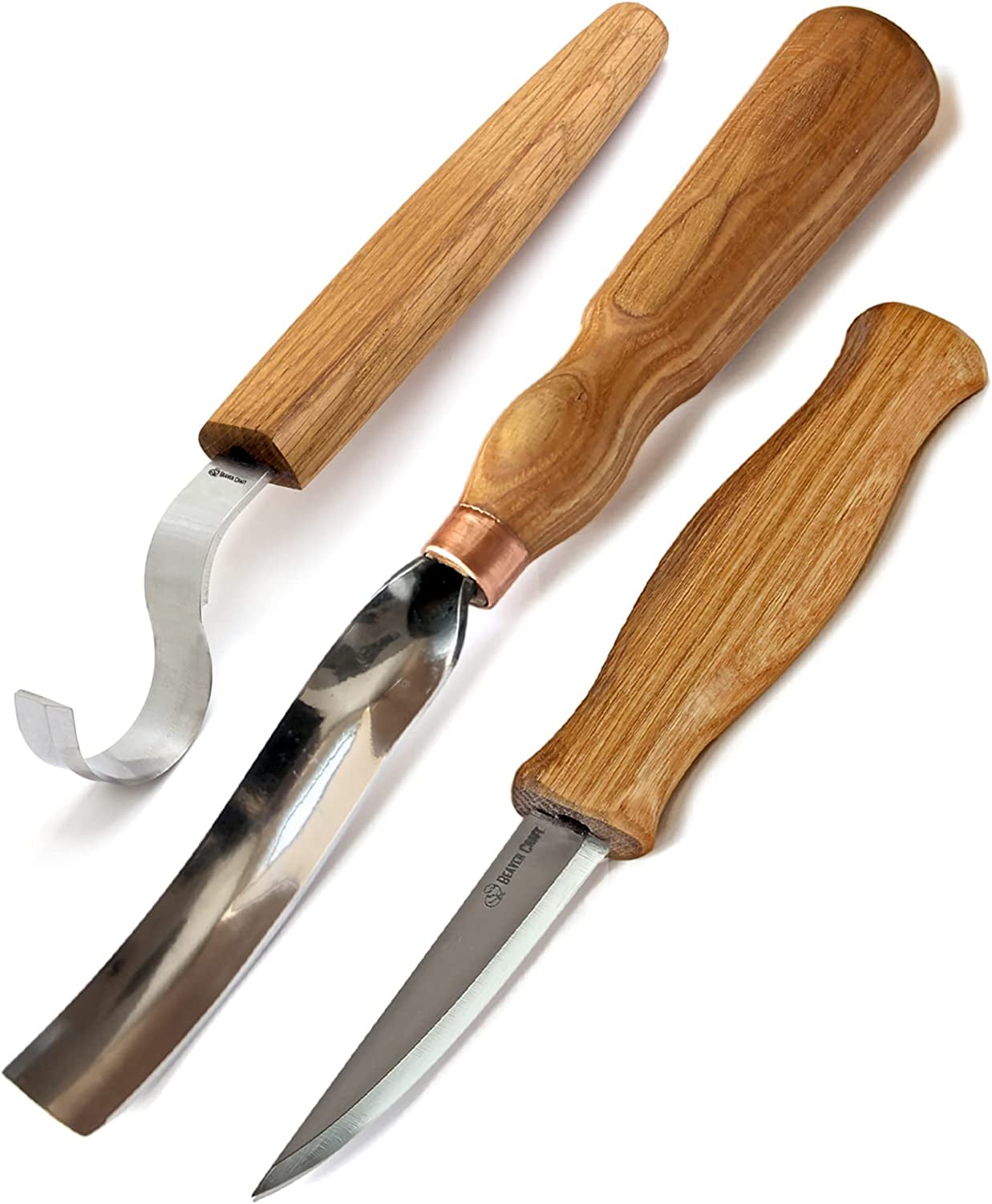 BeaverCraft Wood Carving Knives Kit Spoon Carving Tools S14 - Spoon ...