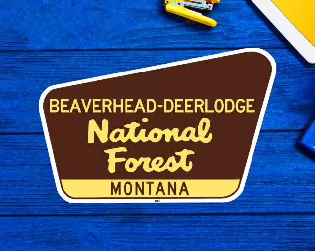 Beaverhead Deerlodge National Forest Decal Sticker Montana Sticker ...