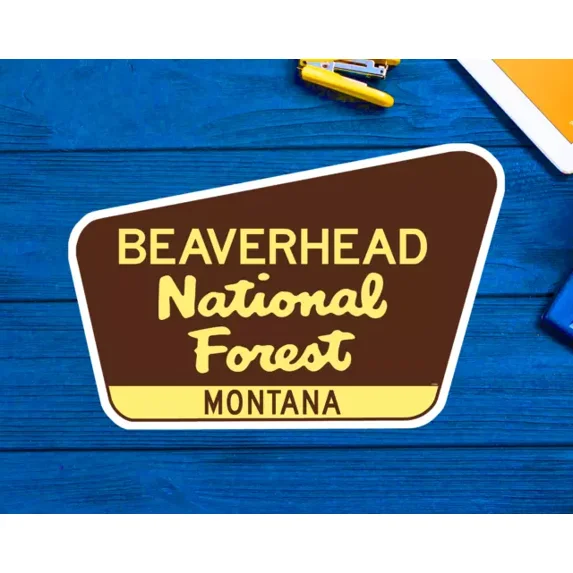 Beaverhead National Forest Decal Sticker Montana Park Sticker Phone ...