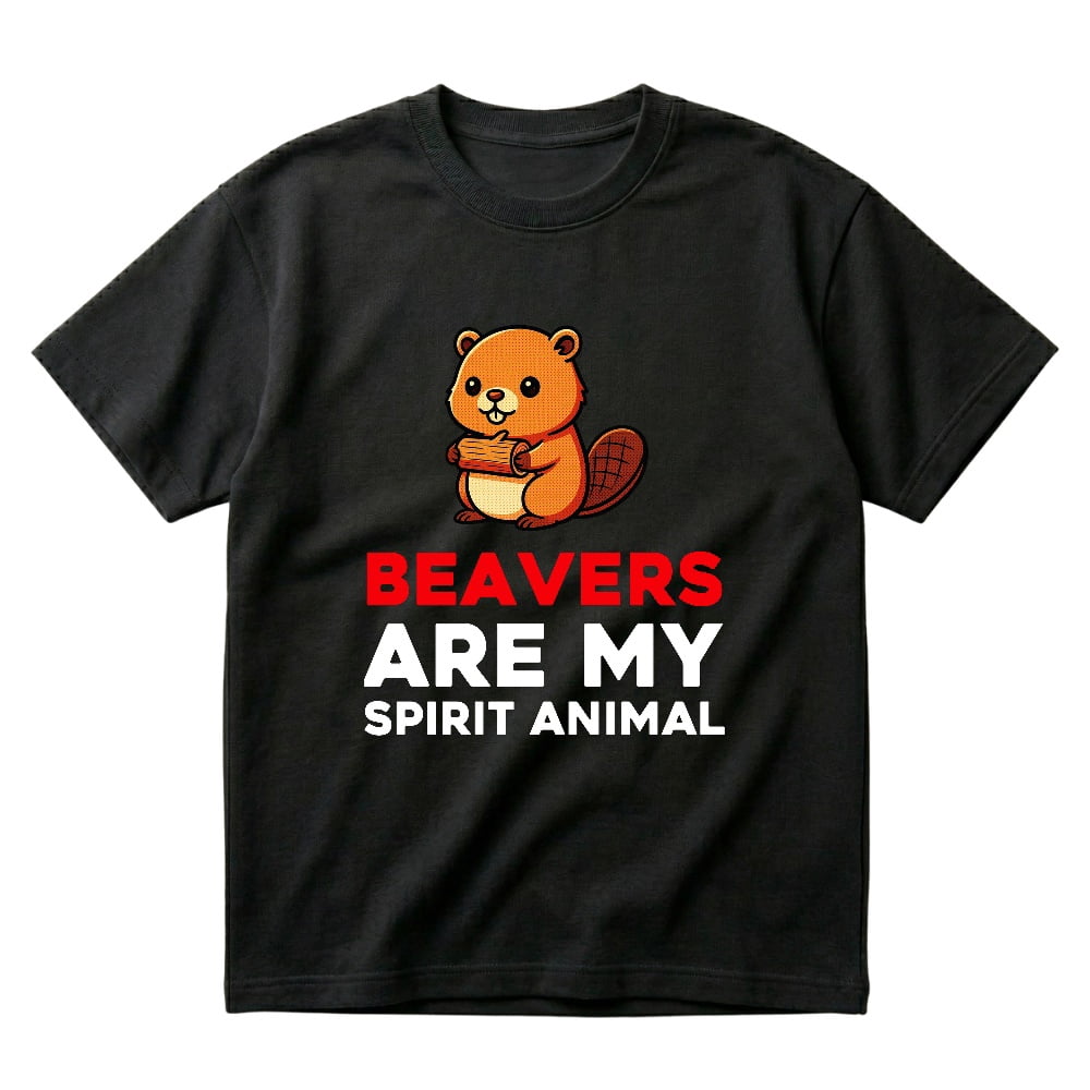 Beavers Are My Spirit Animal Funny Vintage Rodent Lover Gift Owner ...