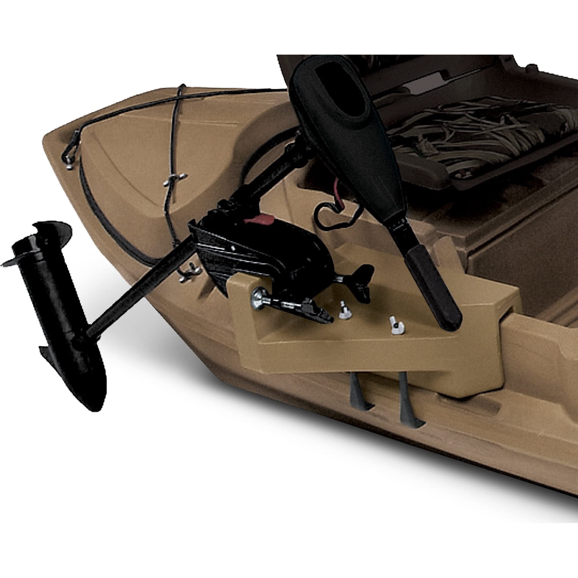 Beavertail 2000 Series Stealth Motor Mount, Marsh Brown - Walmart.com