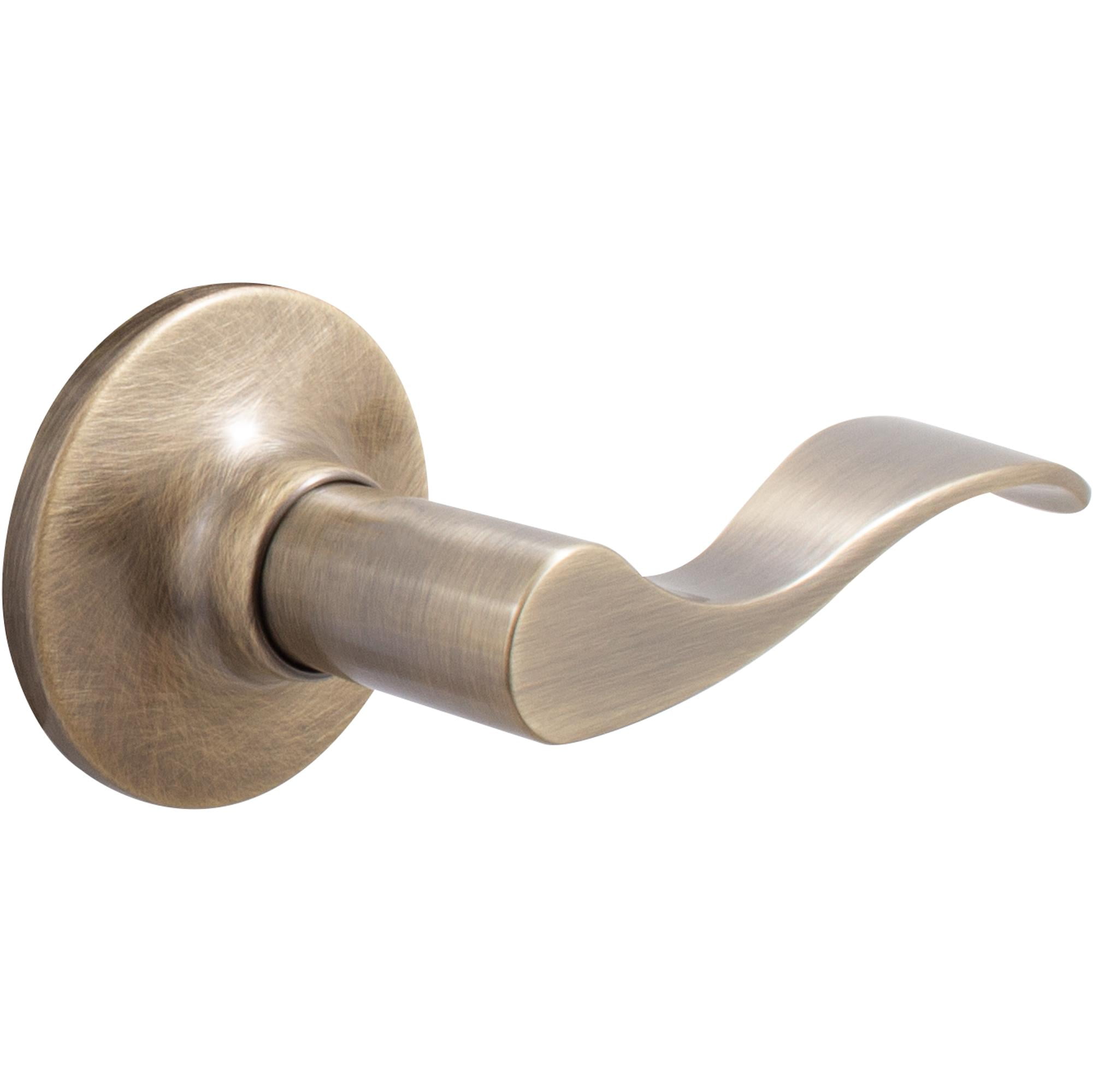 Beaverton Door Lever, Passage (Hall/Closet) Latch, Antique Brass by ...