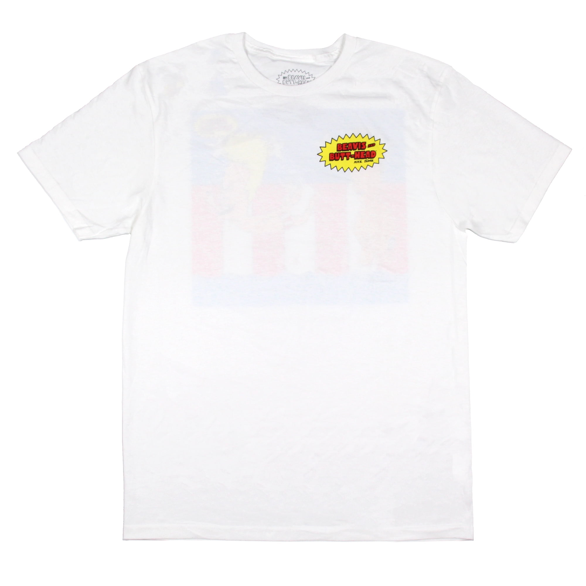 Beavis And Butt-Head Men's Front And Back Print Short Sleeve T-Shirt ...