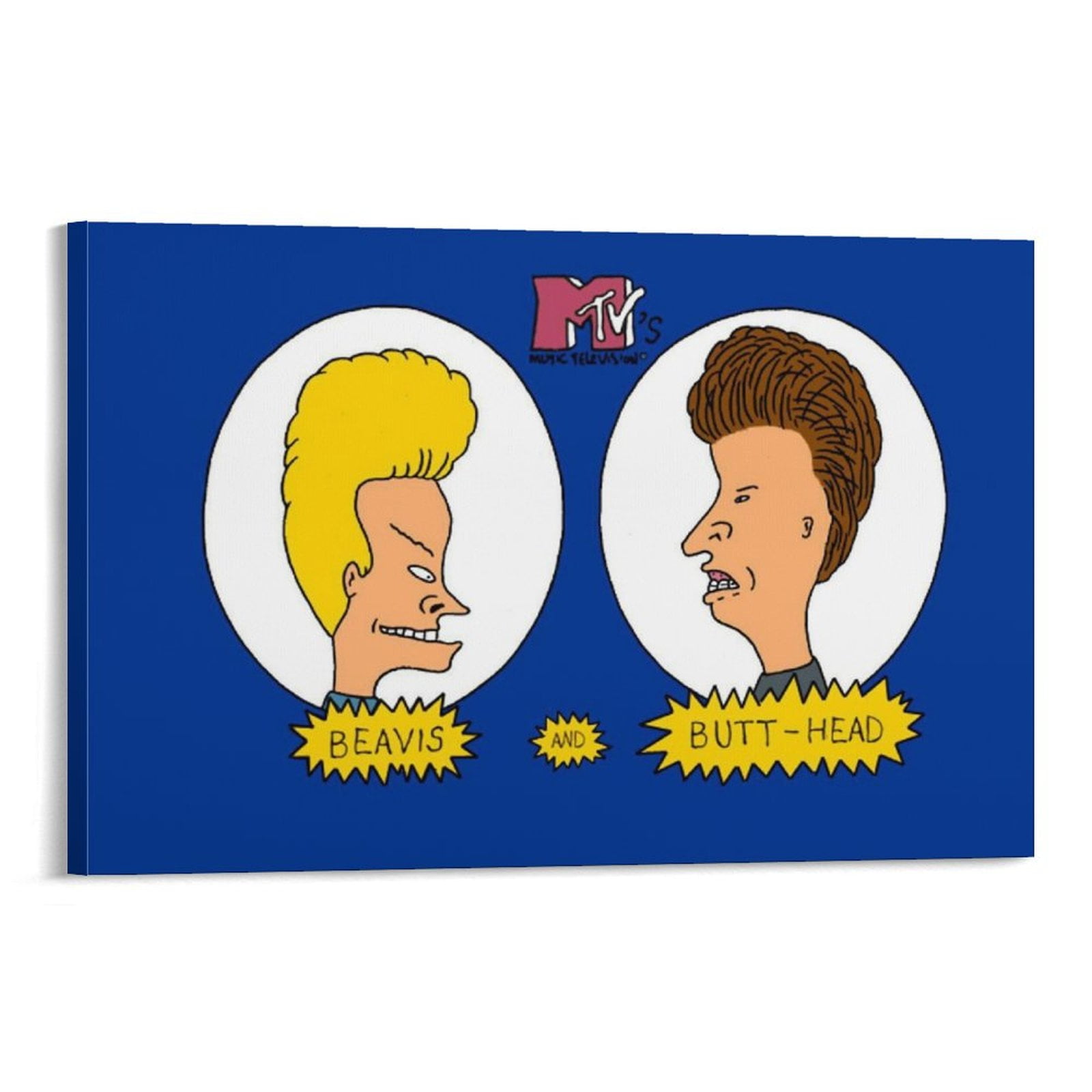 Beavis And Butthead Cartoon Film Series Blue Poster Poster Cool ...