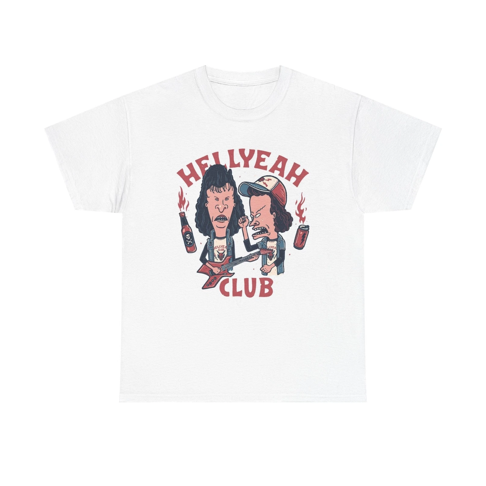 Beavis And Butthead Graphic T Shirt Funny 90s Cartoon Unisex Heavy ...