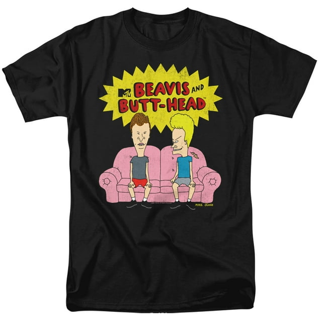 Beavis And Butthead T-Shirt Couch Logo Og Unisex Graphic Tee for Men ...