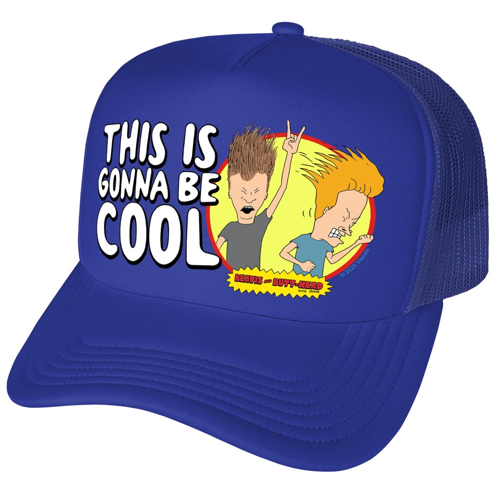 Beavis And Butthead This Is Gonna Be Cool Foam Snapback Trucker Hat ...