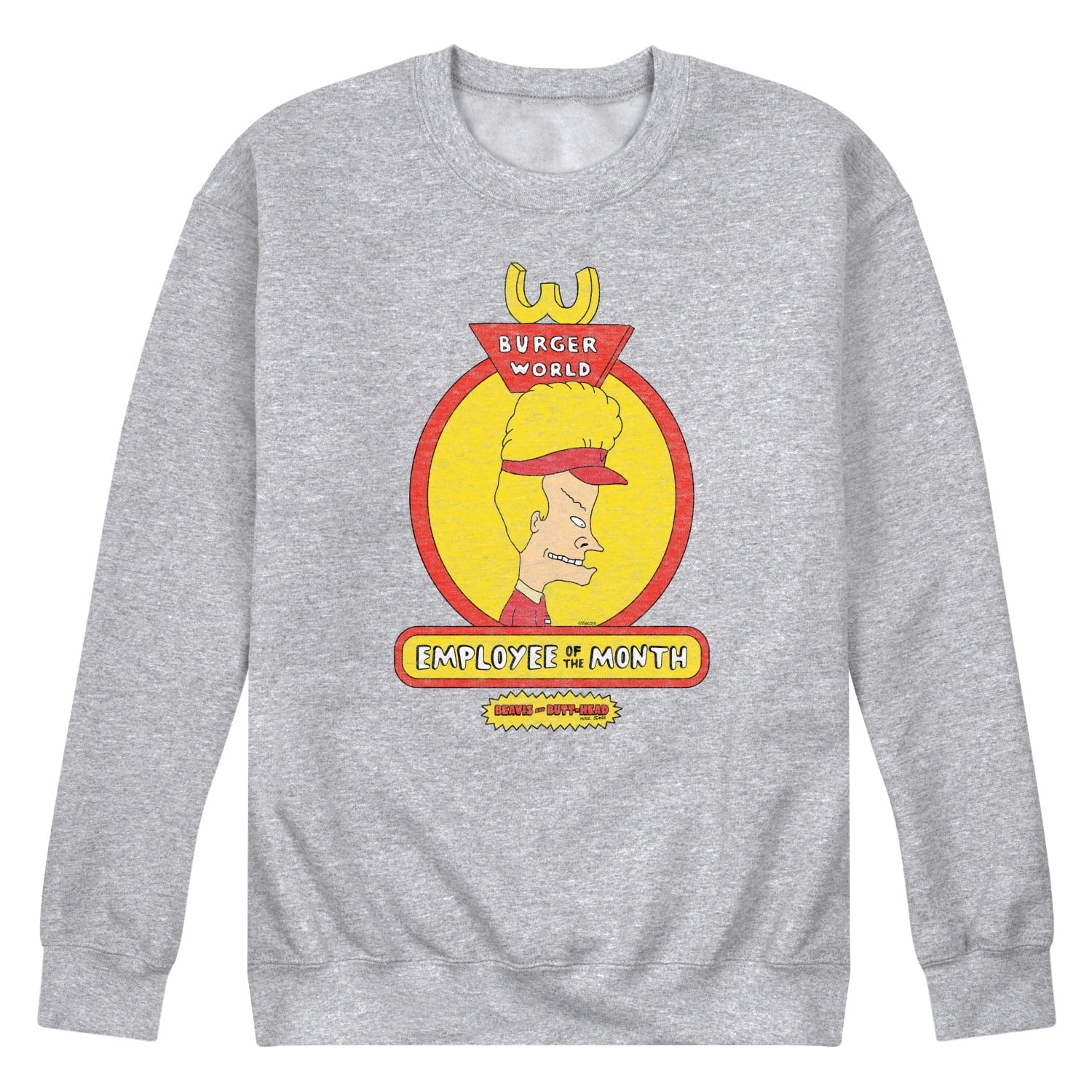 Beavis & Butthead - Employee Of The Month Beavis - Men's Crew Neck ...