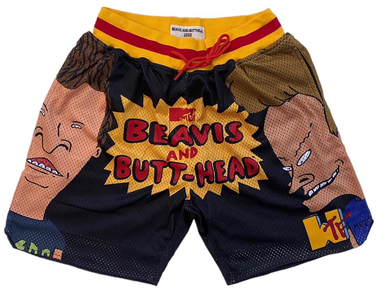 Beavis & Butthead Men's Headgear Classics Embroidered Mesh Basketball ...