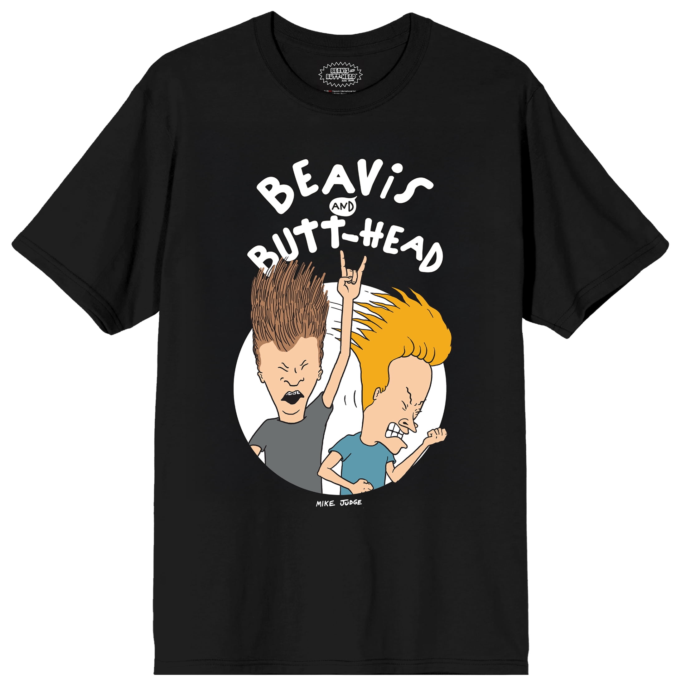 Beavis and Butt-Head Men's Short Sleeve Graphic T-Shirt with Character ...