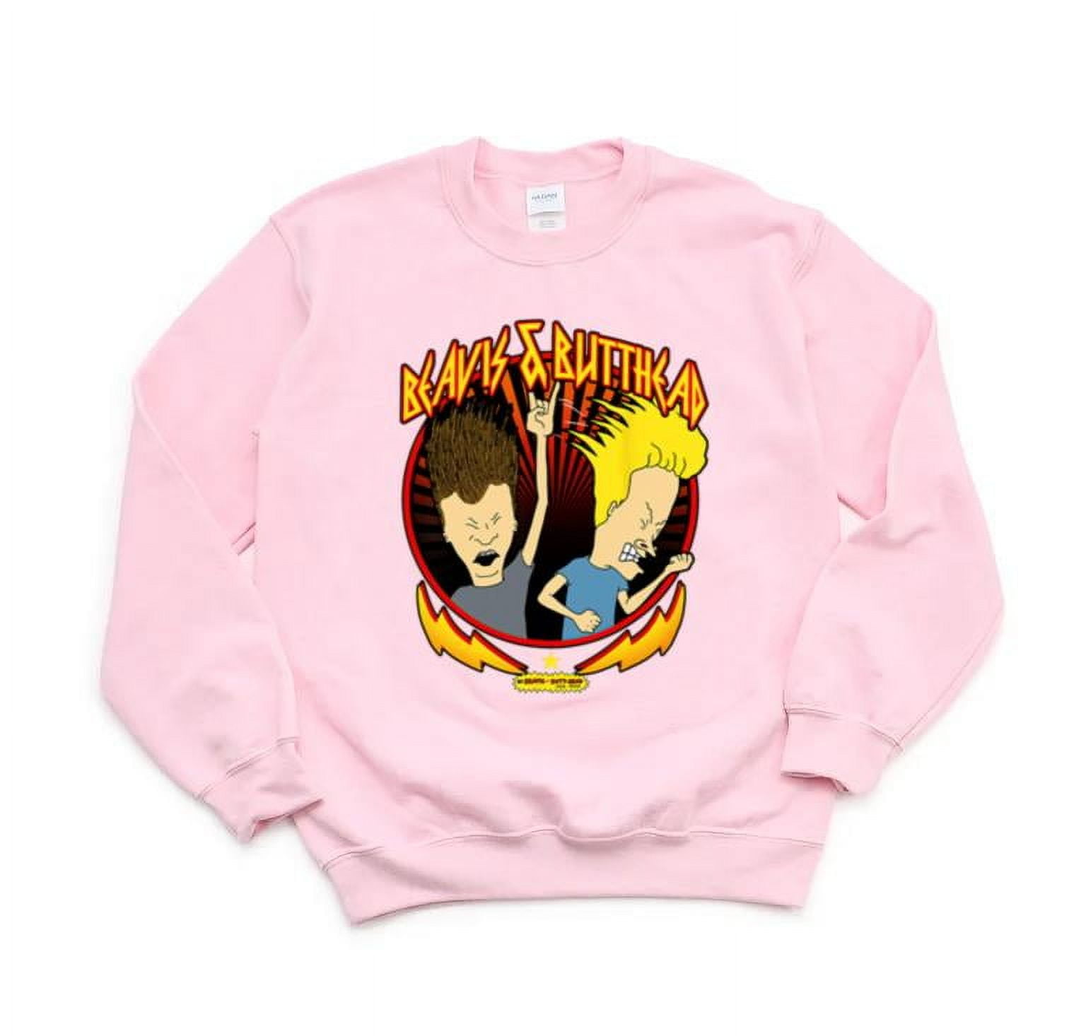Beavis and Butt-Head Metal Colors Rock Out Graphic Vintage Retro 90s ...