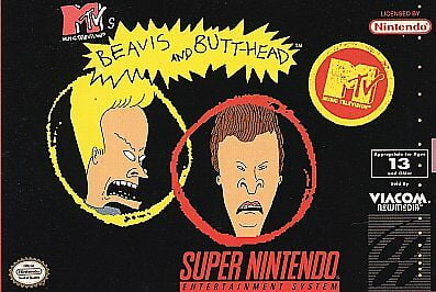 Beavis and Butthead Super Nintendo - SNES Beavis Butthead - Game Only ...