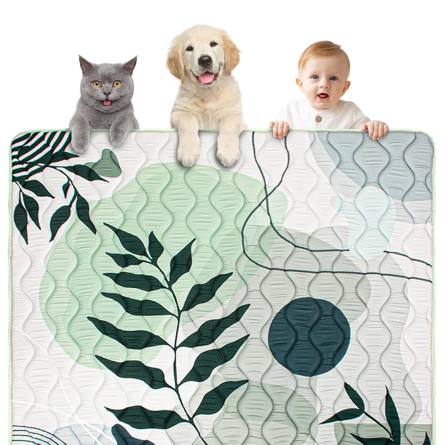 Beavtaens Baby Play Mat for Floor, Foam 50"x50" Playpen Mat, Thickened ...