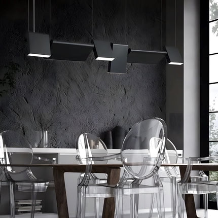 Beaxis Post-Modern Modular LED Chandelier Painted Aluminum Body with ...