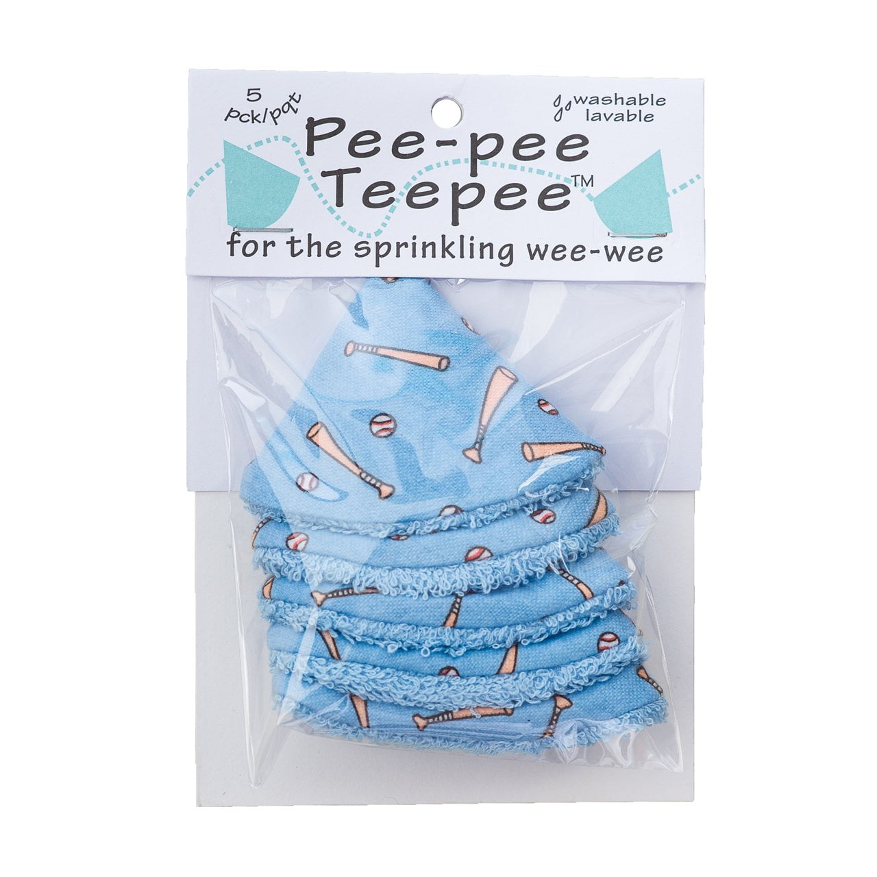 Beba Bean Pee-Pee Teepee Cellophane Bag - Baseball - Walmart.com