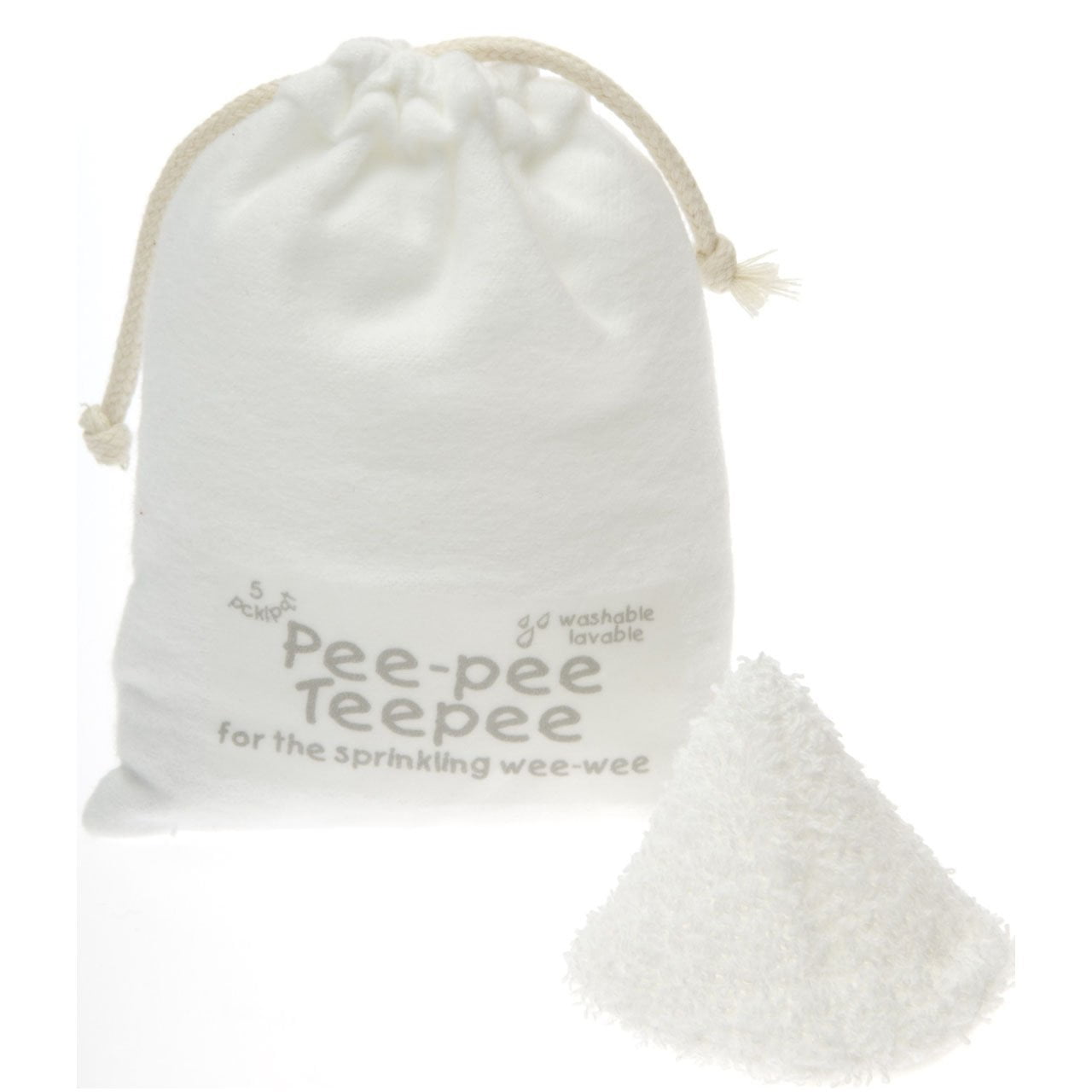 Beba Bean Pee-pee Teepee Terry White - Laundry Bag - Walmart.com
