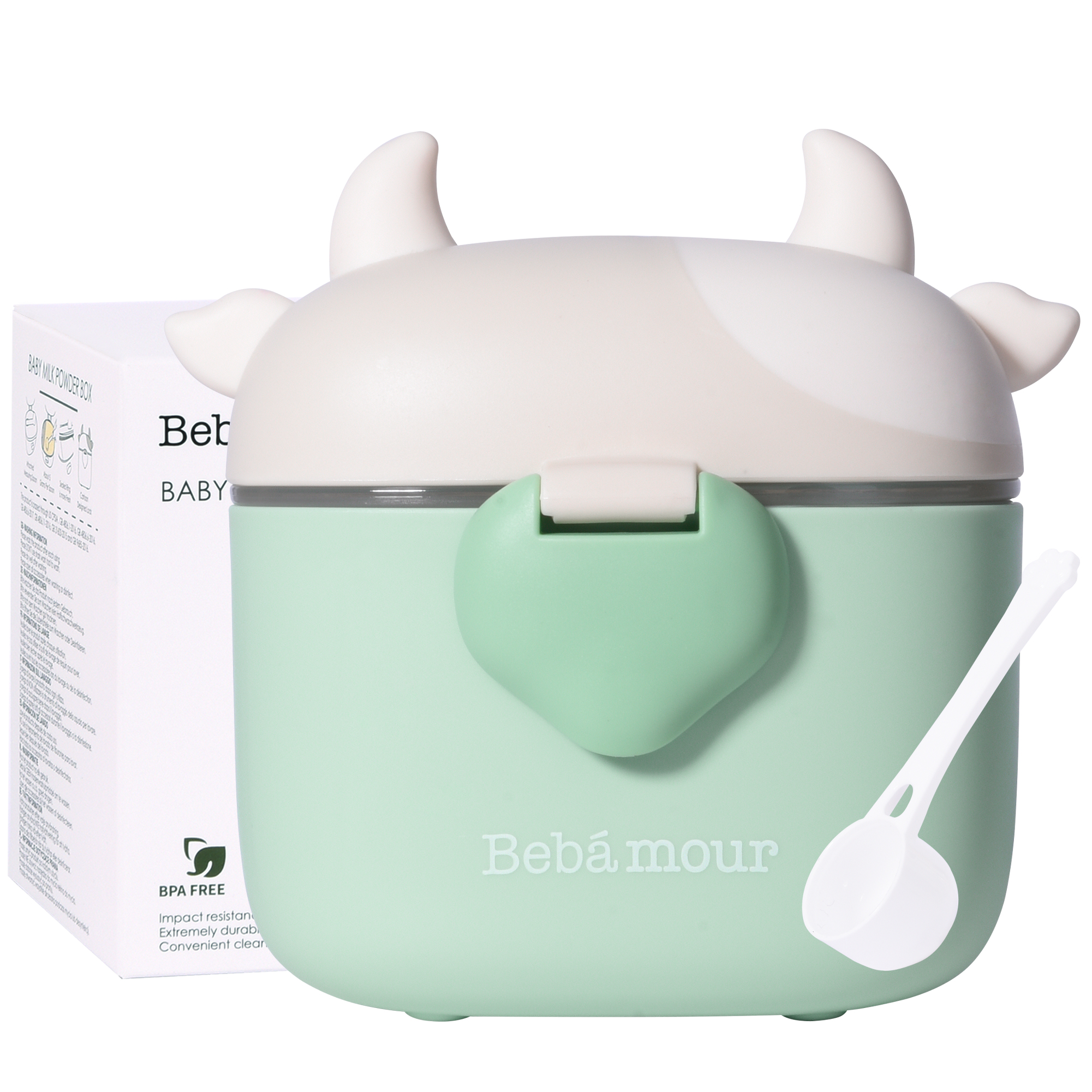 Bebamour Baby Formula Dispenser Portable Travel Milk Powder Formula ...