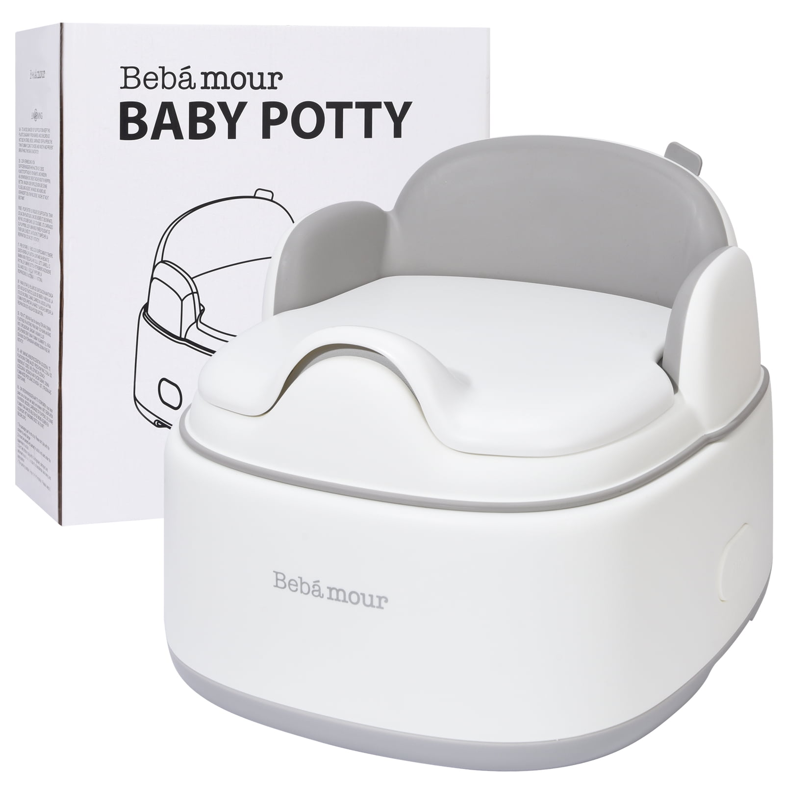Bebamour Potty Training Toilet 3 in 1 Multi-Functional Potty Seat ...