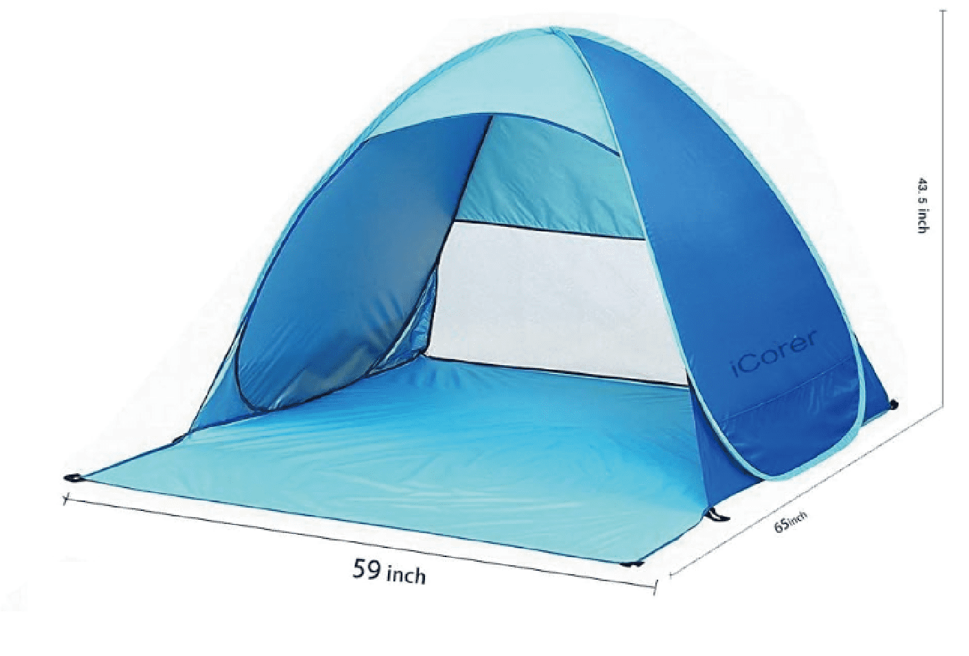 Bebara Tents,Automatic Pop Up Instant Portable Outdoors Quick Cabana ...