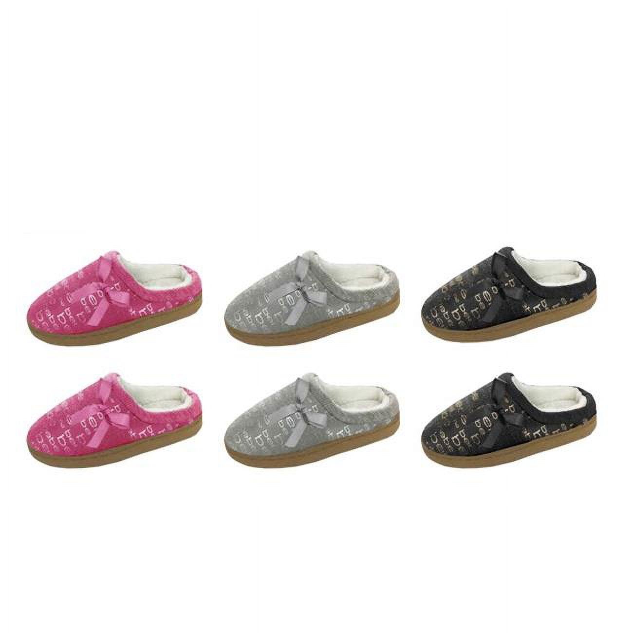 Bebe 2329433 Girls Microsuede Slippers with Grosgrain Bowfaux Fur ...