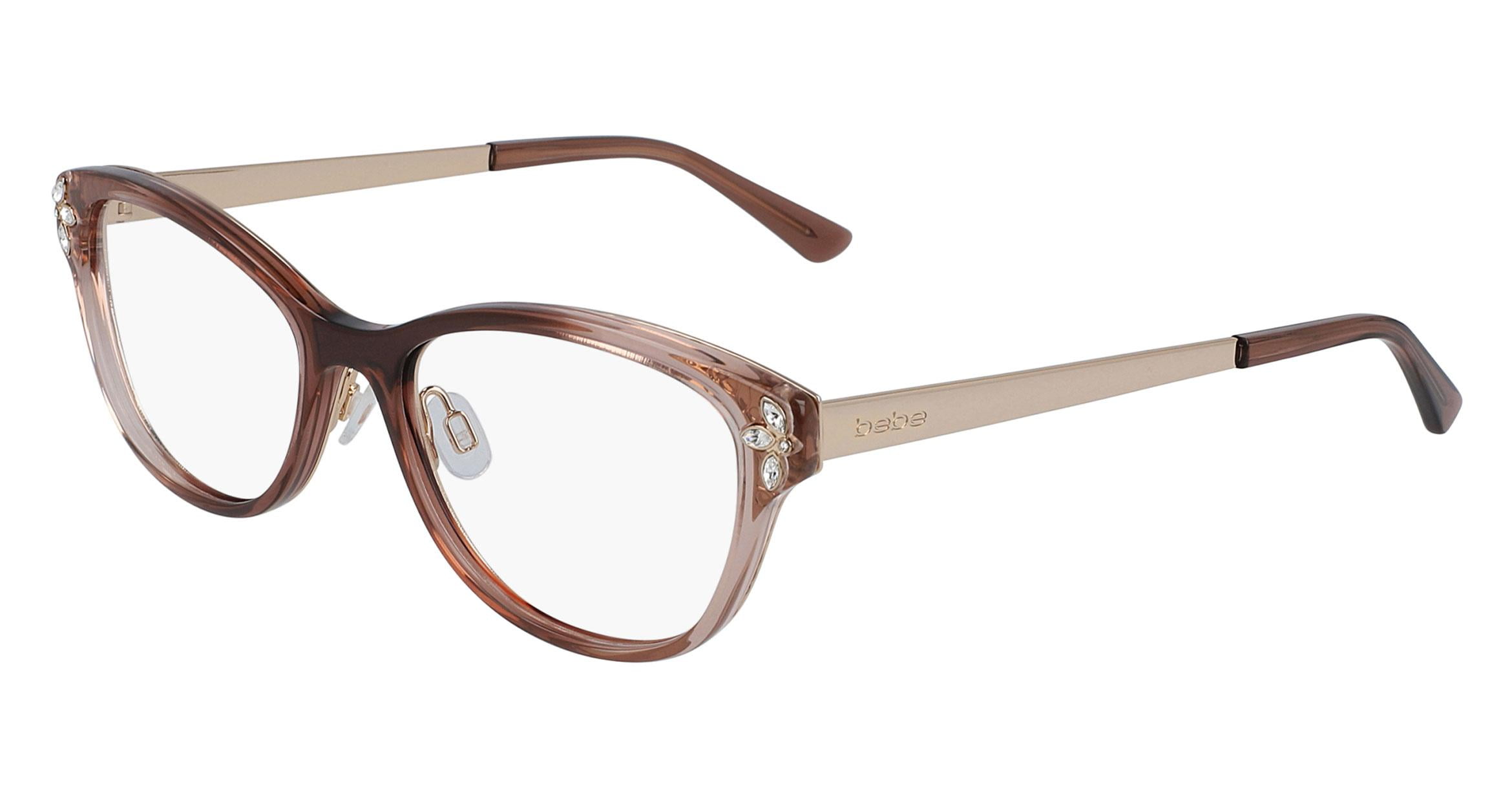 Bebe Men's BB5168 200 Topaz Gradient Eyeglass Frames with Clear Lens ...