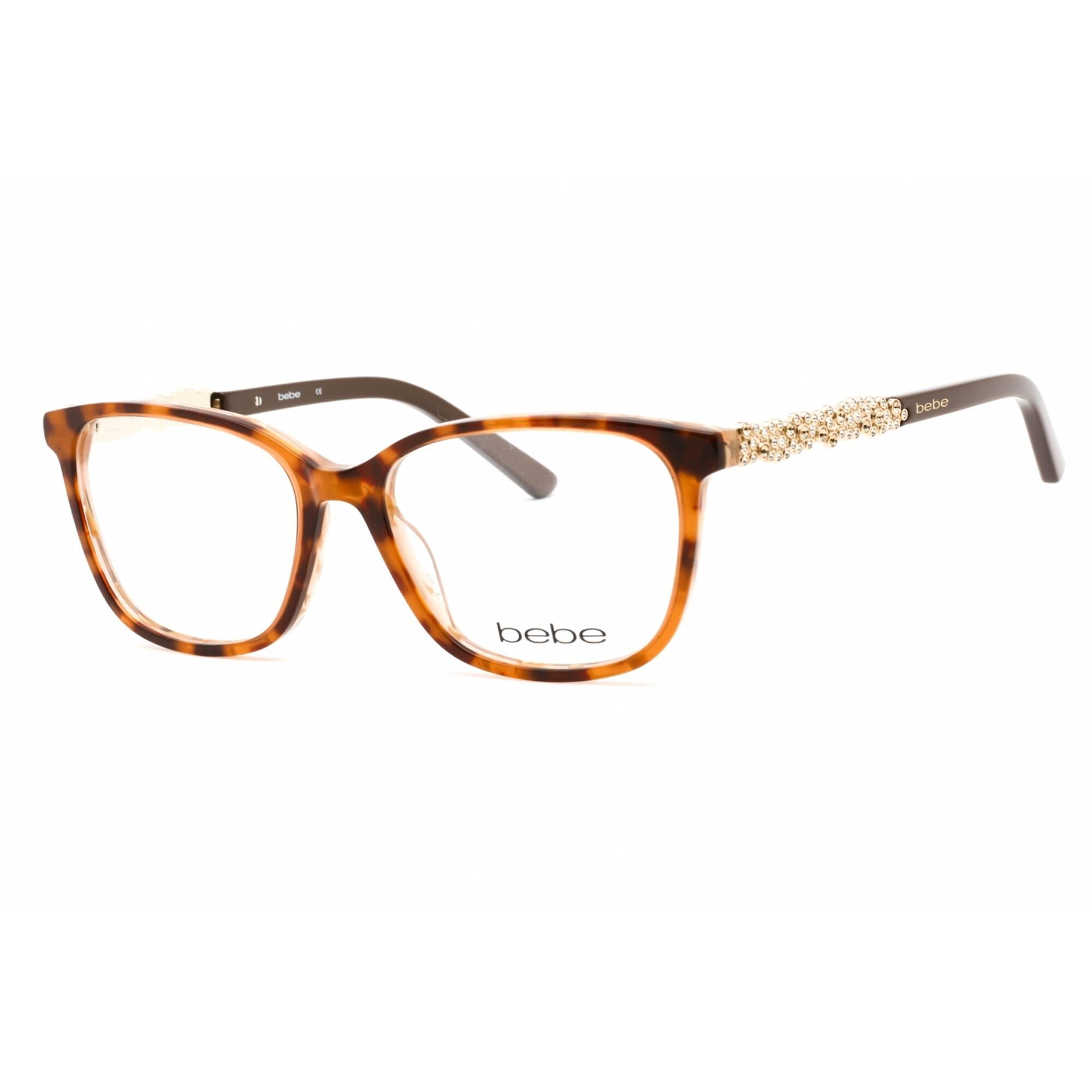 Bebe BB5176 200 Women's Topaz Tortoise Plastic Frame Eyeglasses ...