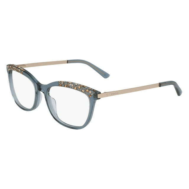 Bebe BB5179 450 Women's Aqua Crystal Cat Eye Frame Eyeglasses - Walmart.com