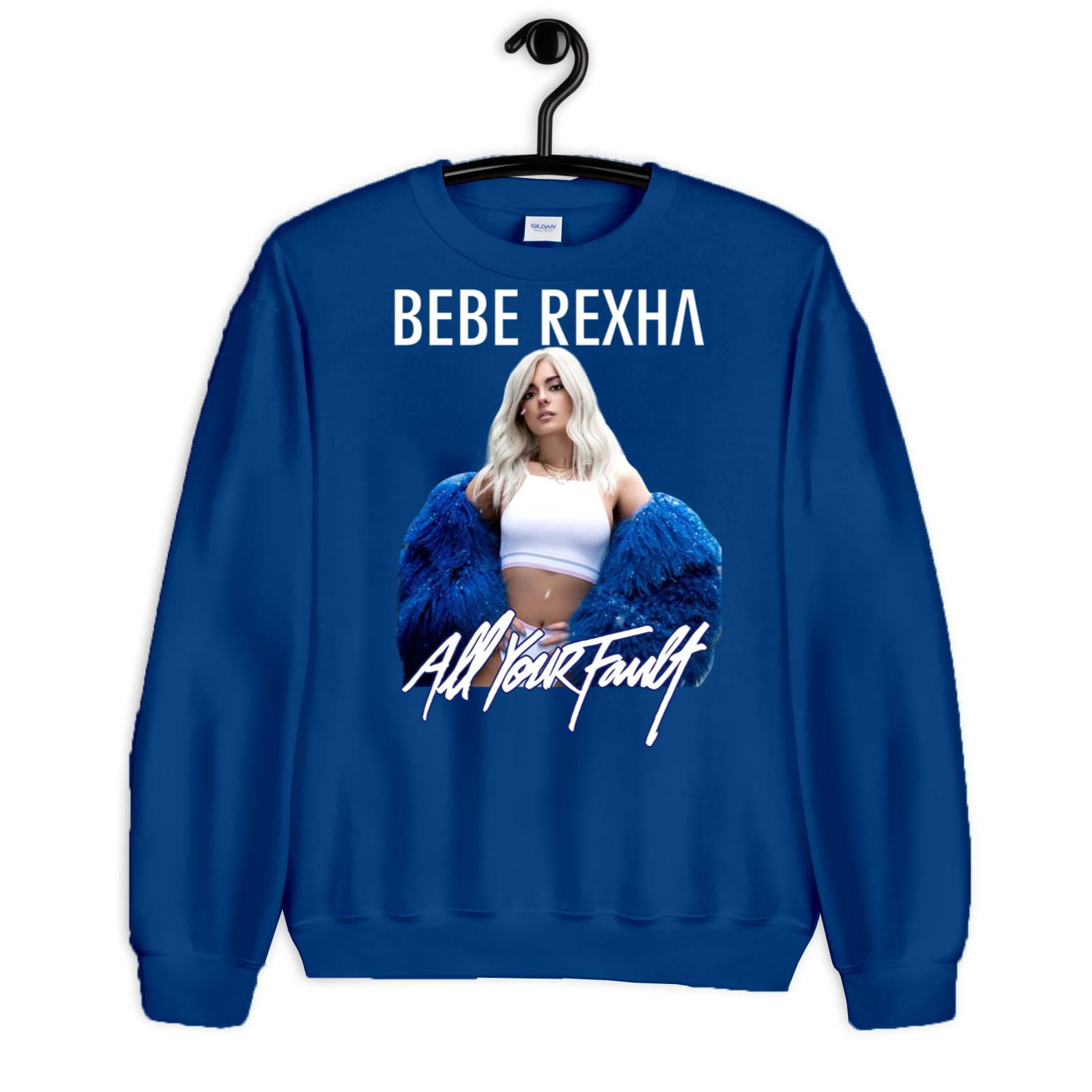 Bebe Rexha T-Shirt Black Short Sleeve Gift For Fan All Size Shirt ...