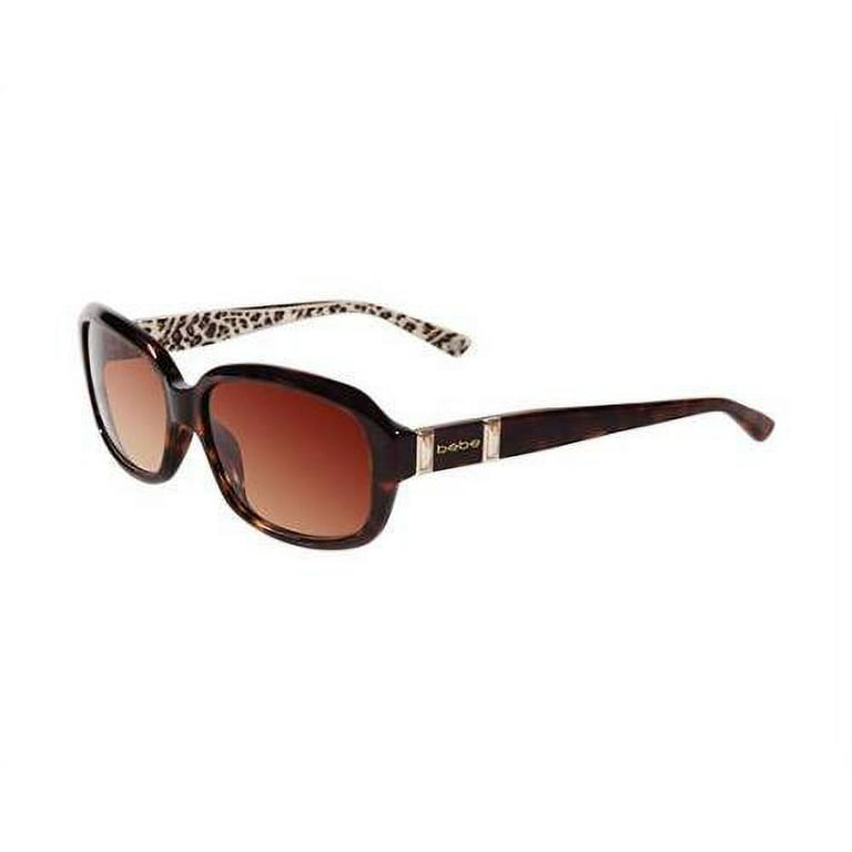 Bebe Women's Oval Tortoise Butterfly Sunglasses - BB7080 Bebe Women's Oval Tortoise Butterfly Sunglasses - BB7080
