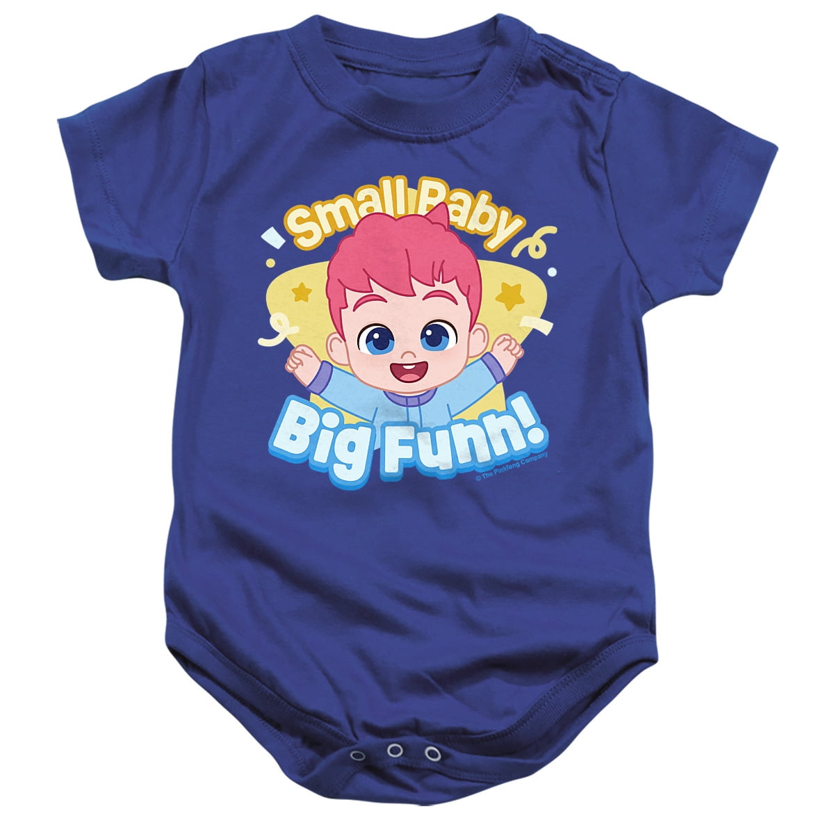 Bebefinn Small Baby Big Fun Unisex Infant Snap Suit for Baby, Royal ...