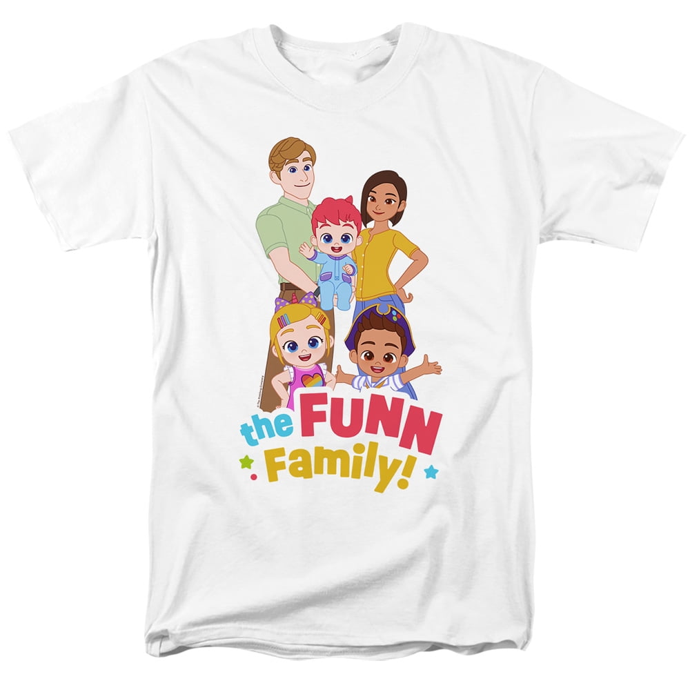 Bebefinn The Fun Family Unisex Adult T Shirt, White, Large - Walmart.com