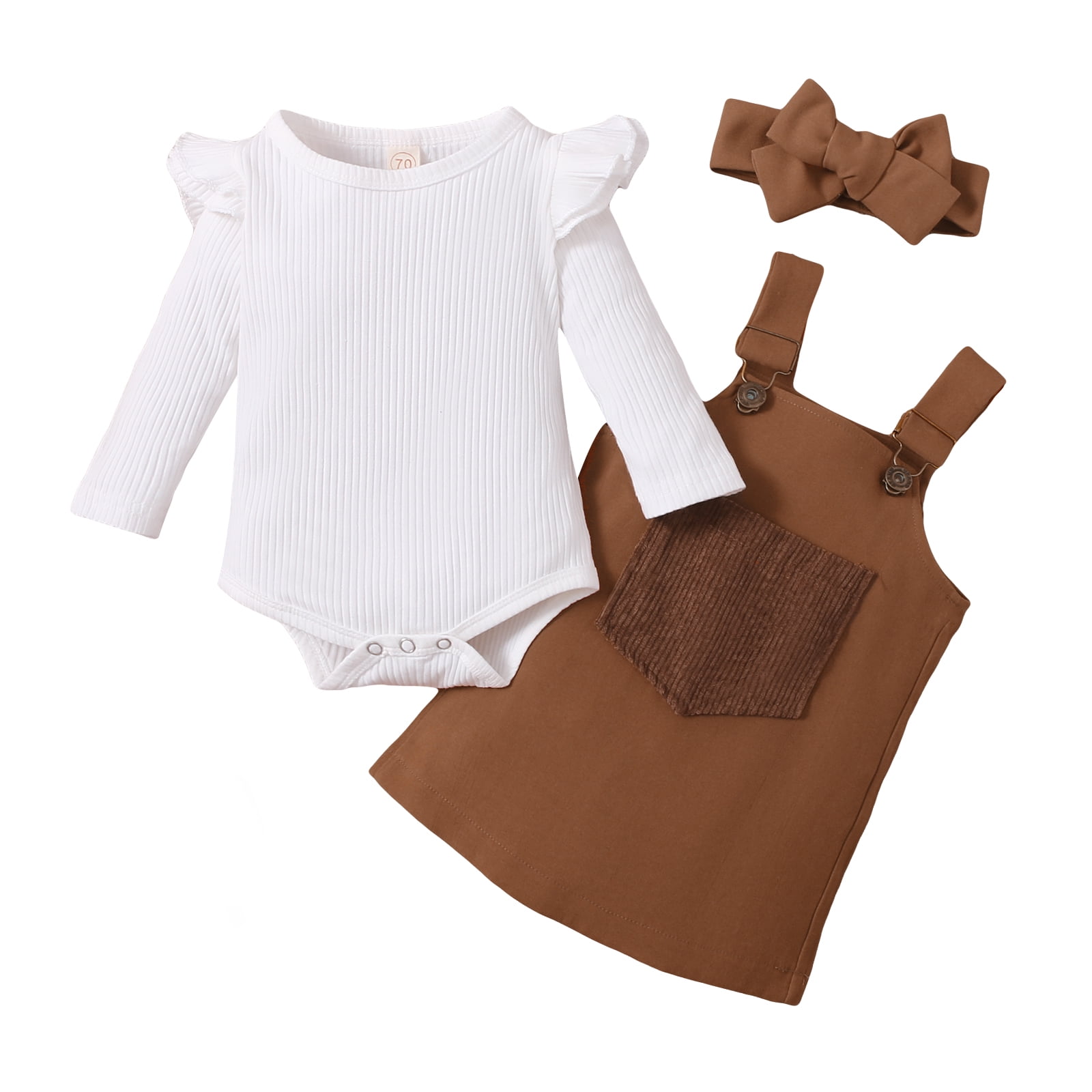Bebiullo Fall Winter Clothes Newborn Baby Girl Romper T-Shirt Tops ...