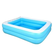 Funsicle 14 ft Oasis Round Above Ground Metal Frame Swimming Pool ...