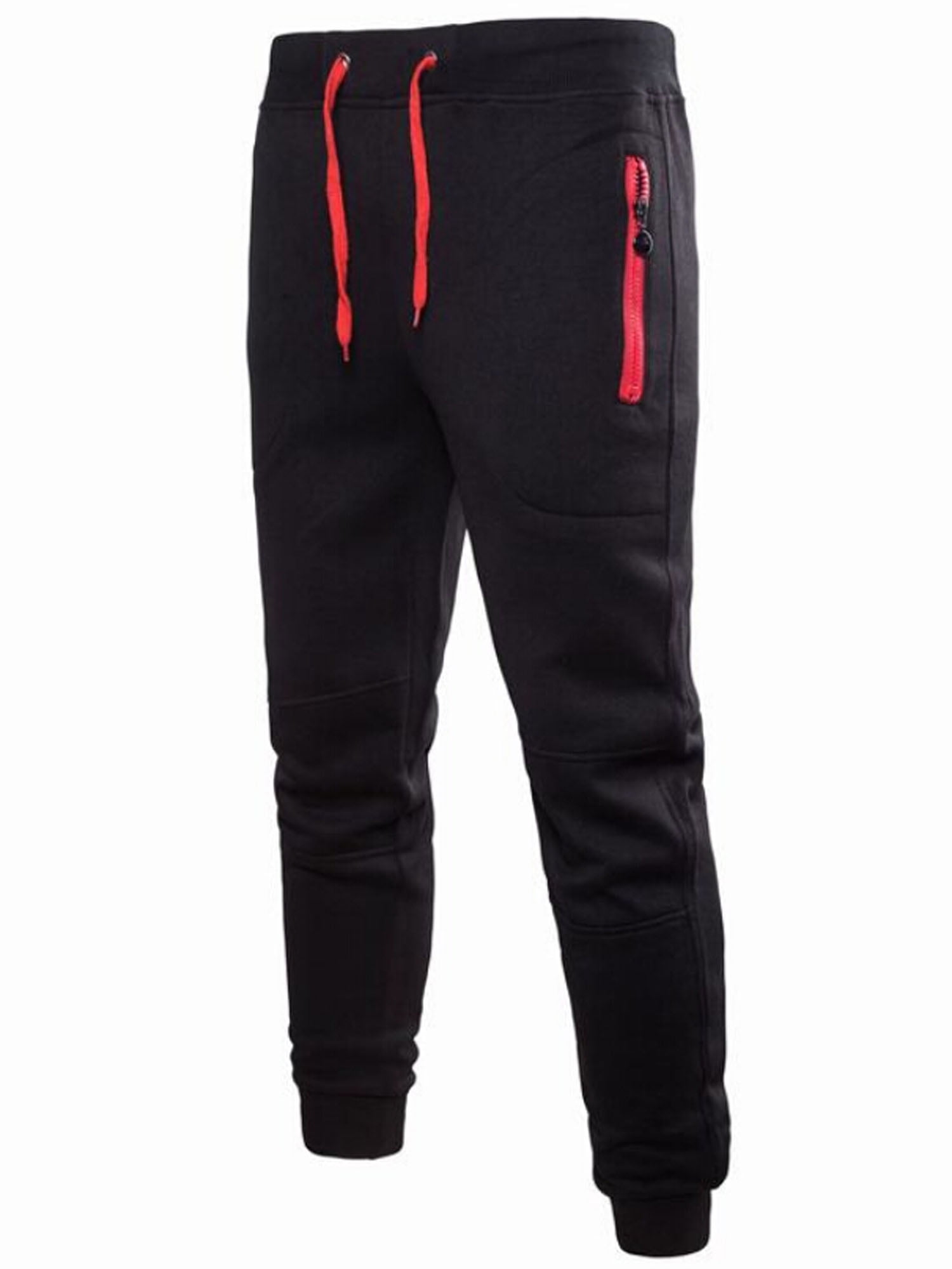 Bebiullo Mens Sports Long Pants Slim Fit Joggers Jogging Bottom Fleece