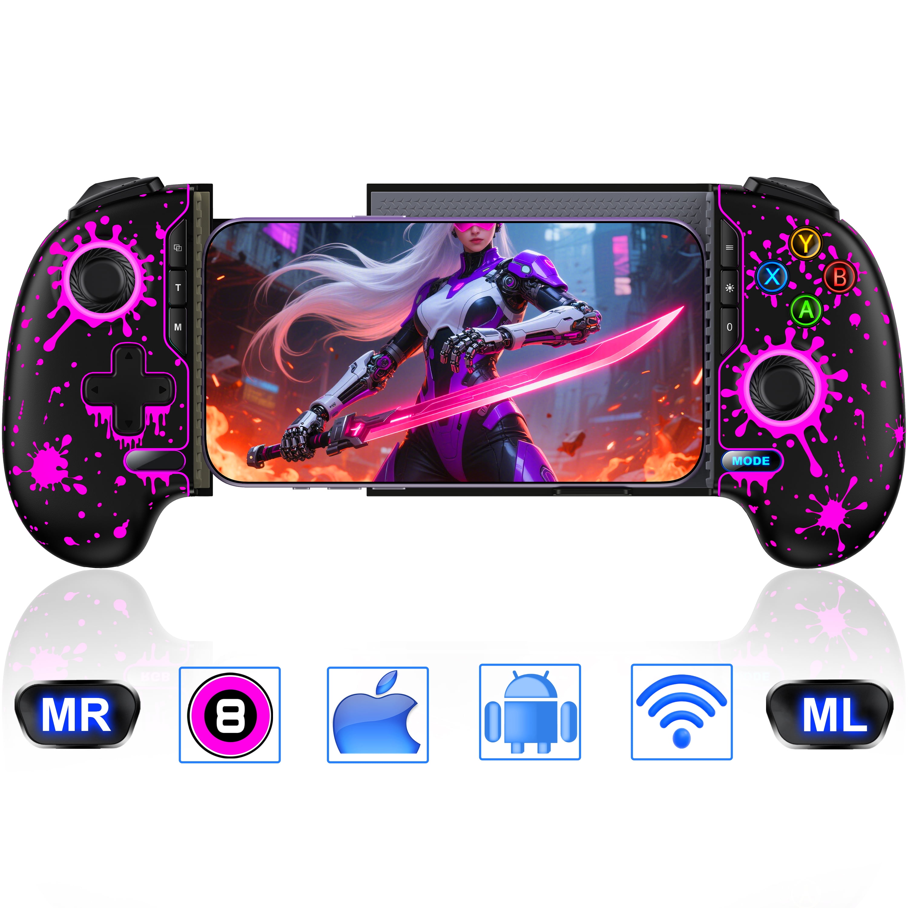 Beboncool Wireless Mobile Gaming Controller for Android /IPhone work for Xbox Game Pass Ultimate ...