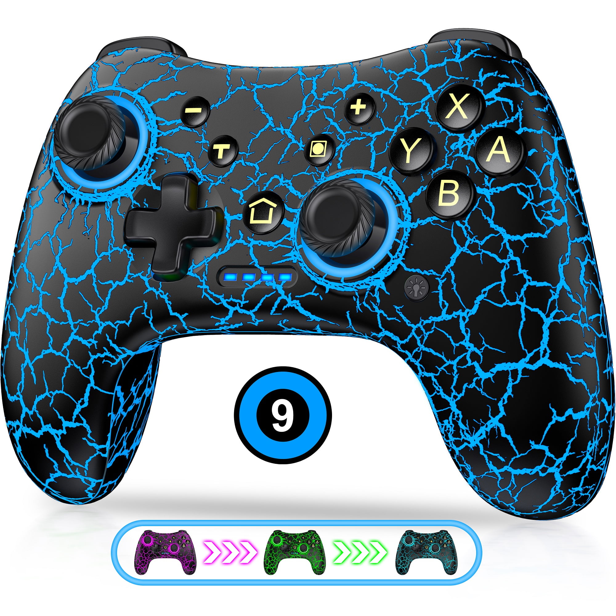 Beboncool Wireless Switch Pro Controller for Nintendo Switch/Lite/OLED /PC/IOS/Android,Crack ...