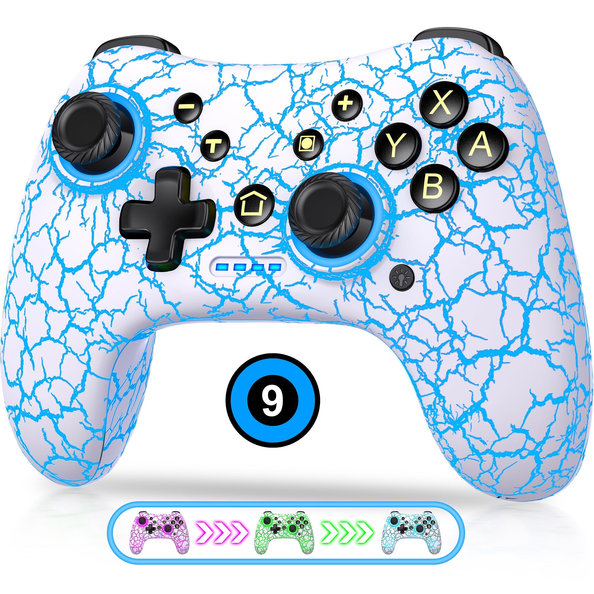 Beboncool Switch Controller,Multi-Platform Gamepad with Turbo, Motion Control for Nintendo ...