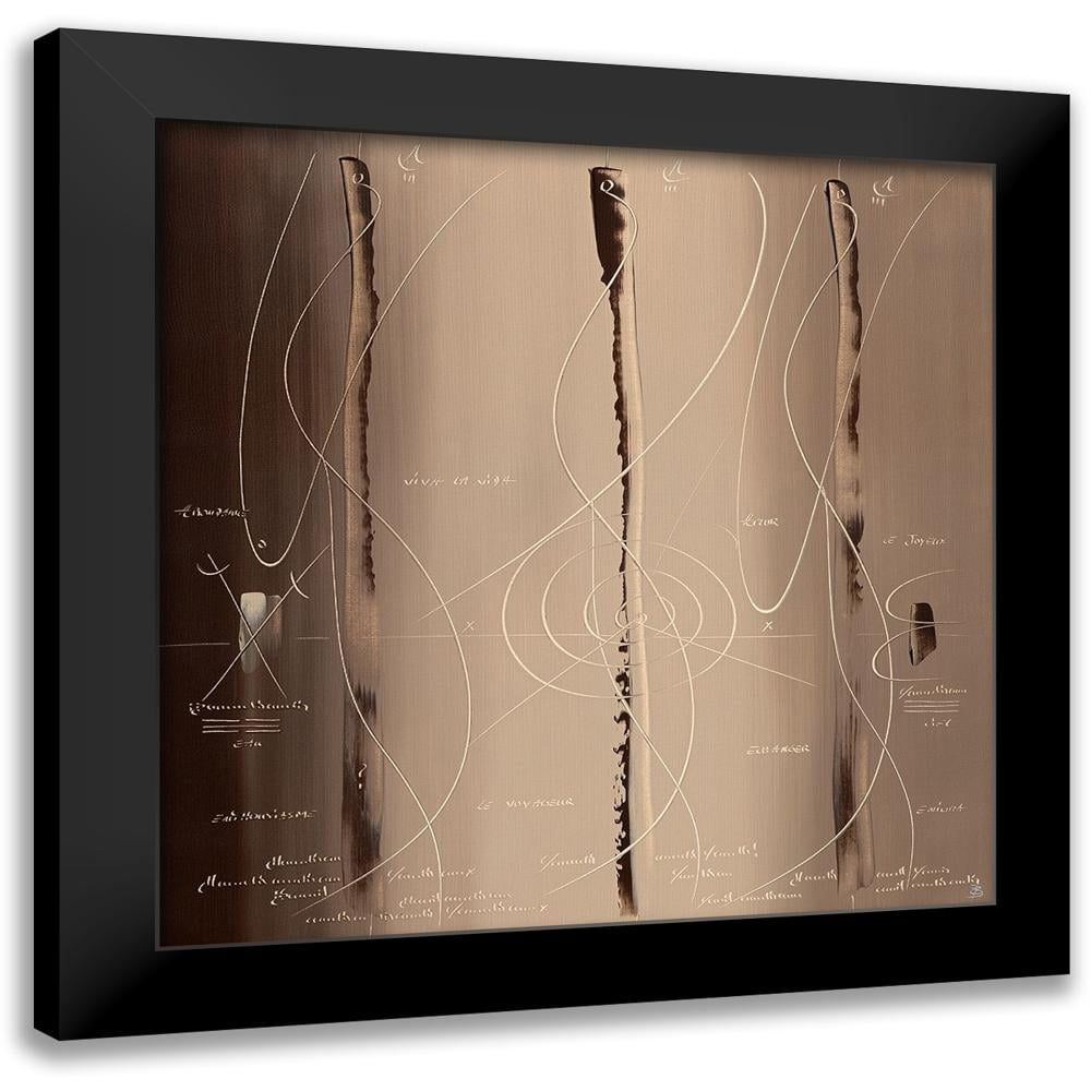 Becam, Carole 15x15 Black Modern Framed Museum Art Print Titled - Sens ...