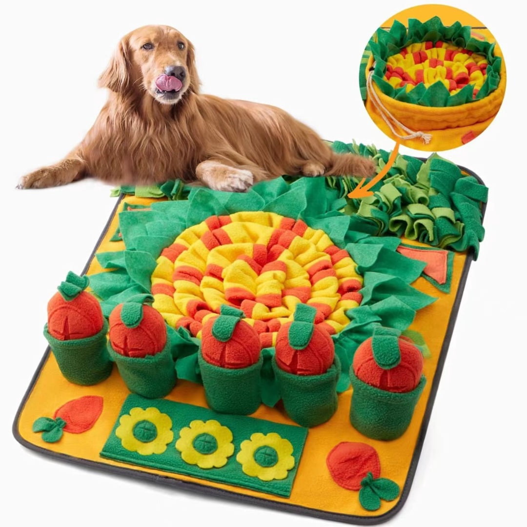 Becare Pet Cognitive Enrichment Puzzle Mat Snuffle Pad for Boredom Dog ...